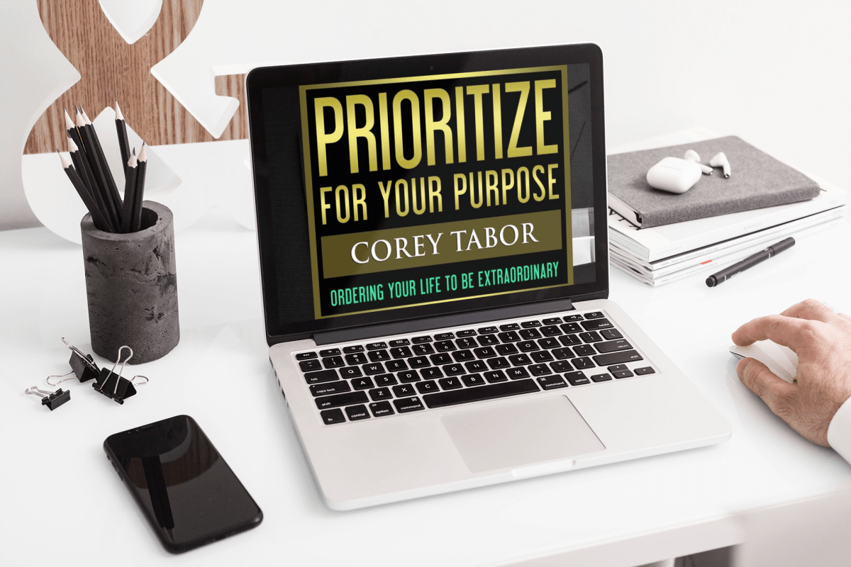Prioritize for Your Purpose Book Tour – Corey Tabor Speaks